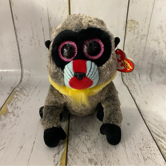 Toys | Ty Beanie Boos Wasabi The Baboon 65mint Tags Retired Beautiful ...